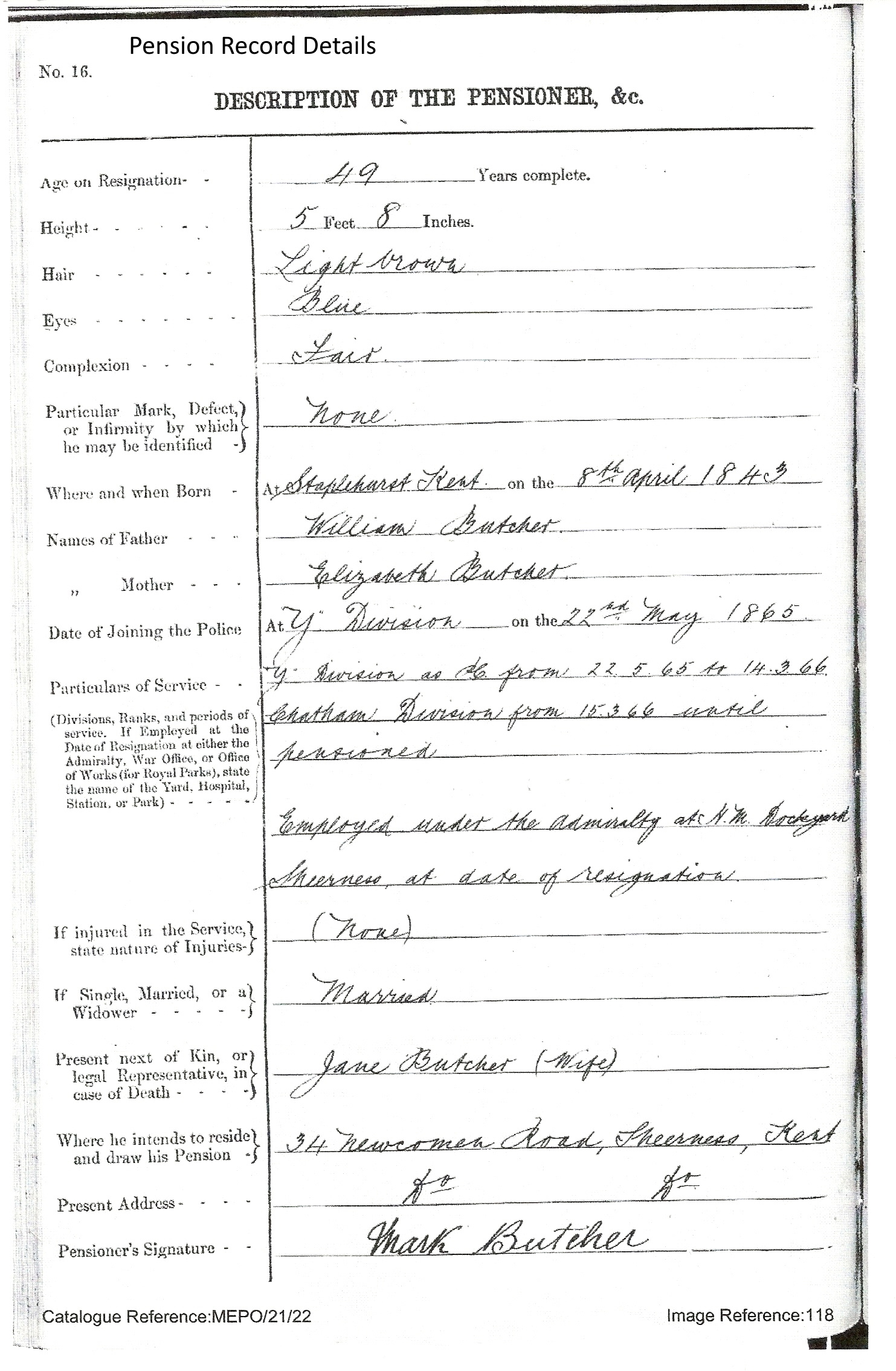 Pension Records – Researching Metropolitan Police Jubilee & Coronation ...